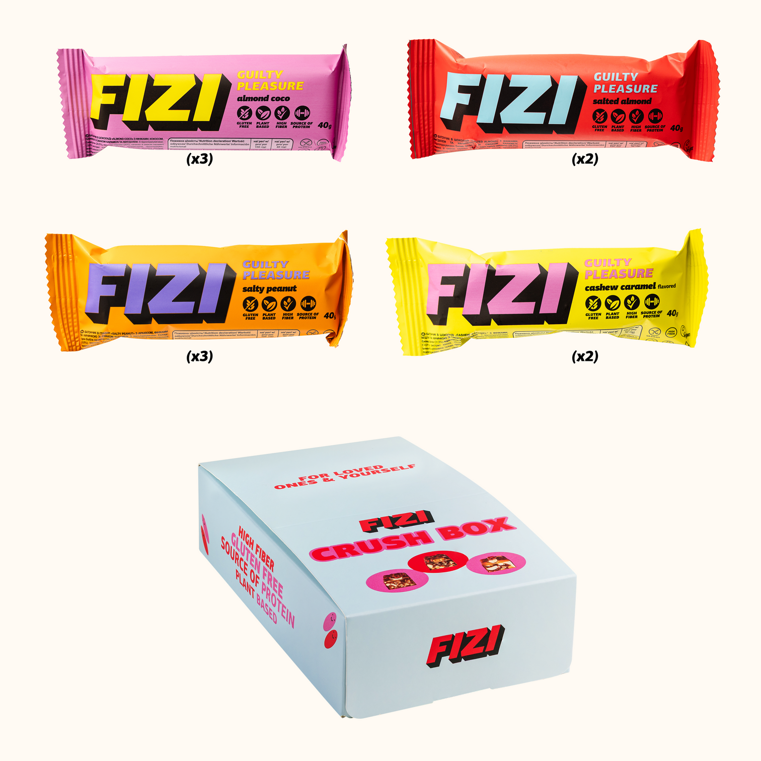 FIZI – lifehack wśród batoników. Bez cukru, bez glutenu.