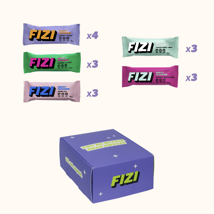 FIZI – lifehack wśród batoników. Bez cukru, bez glutenu.