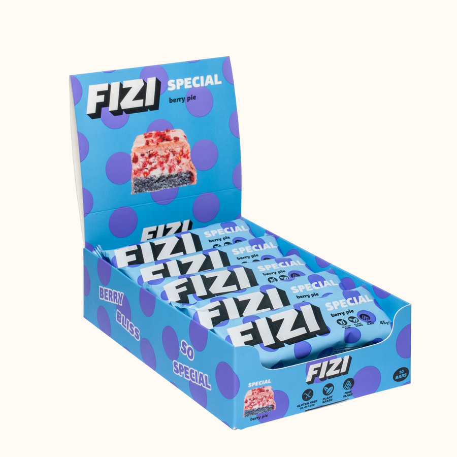 FIZI – lifehack among bars. Sugar free, gluten FREE.
